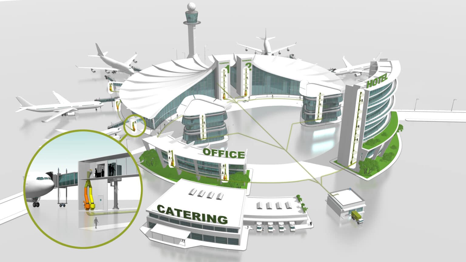 Envac City - Aeropuertos - Envac France