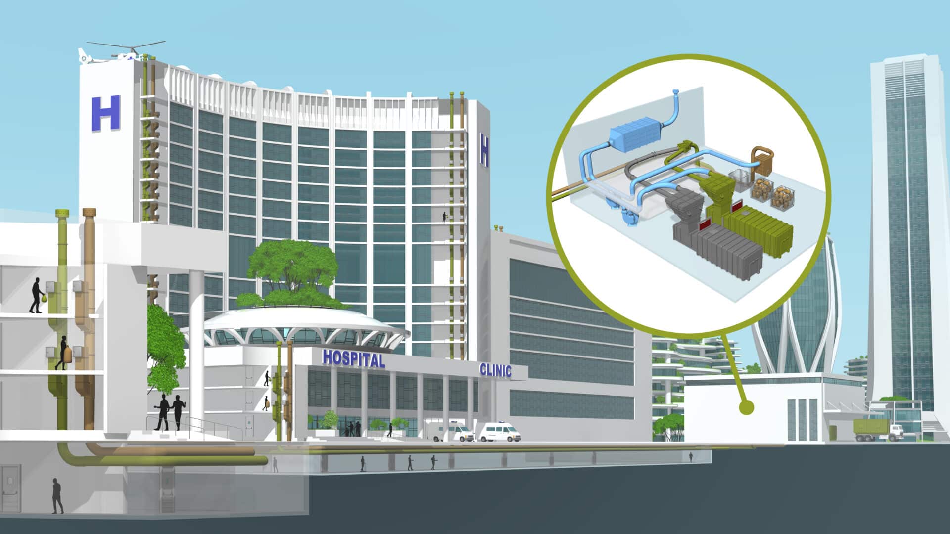 Hospital Waste Management: Automated Waste & Linen Removal